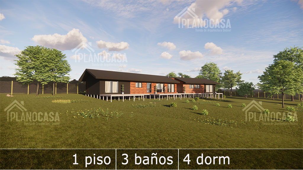 Casa Newton 134-1-200m2 | Plano Casa
