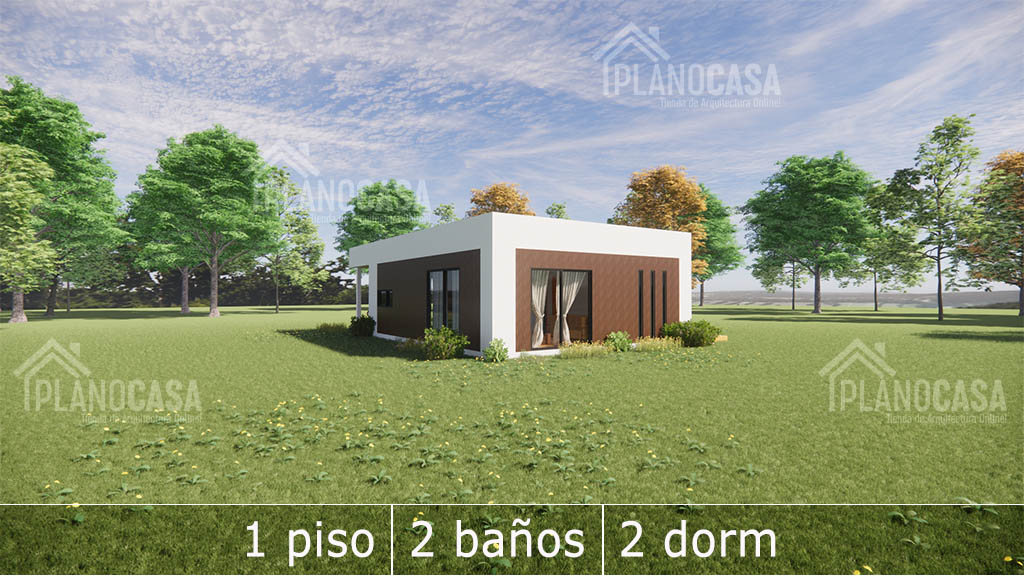 Casa Bodorgan 122-1-87m2 | Plano Casa